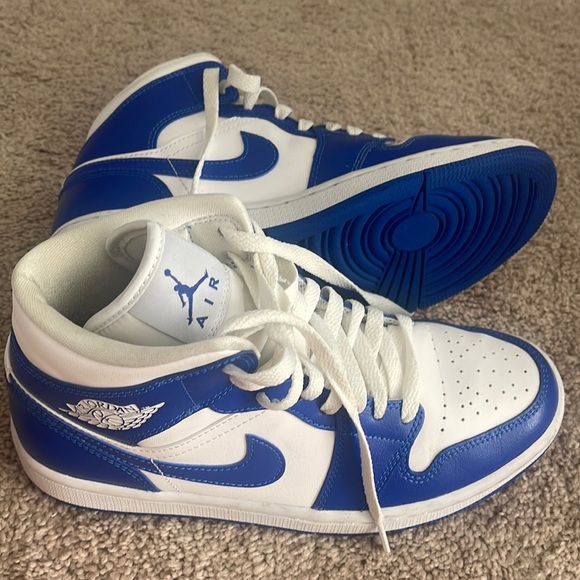 Nike | Shoes | Air Jordan Kentucky Blue Mid | Poshmark